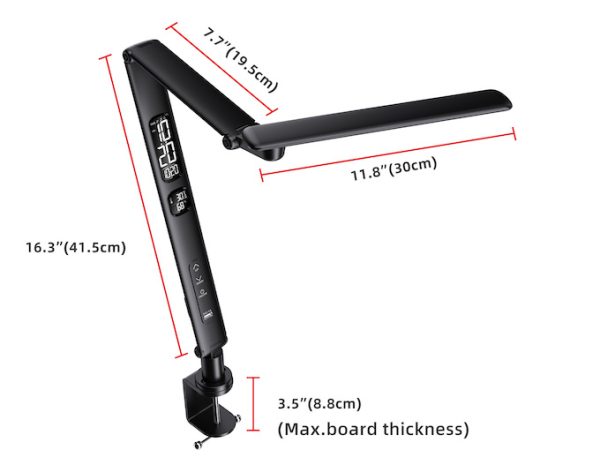 Yeslamp Evo 6-Axis Adjustable Swing Arms Wide Range LED Desk Lamp – Yeslamp