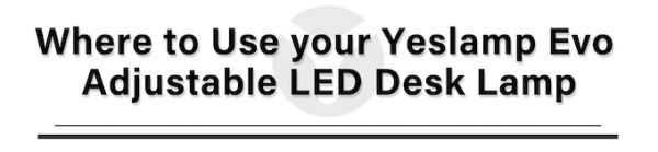 Yeslamp Evo 6-Axis Adjustable Swing Arms Wide Range LED Desk Lamp – Yeslamp