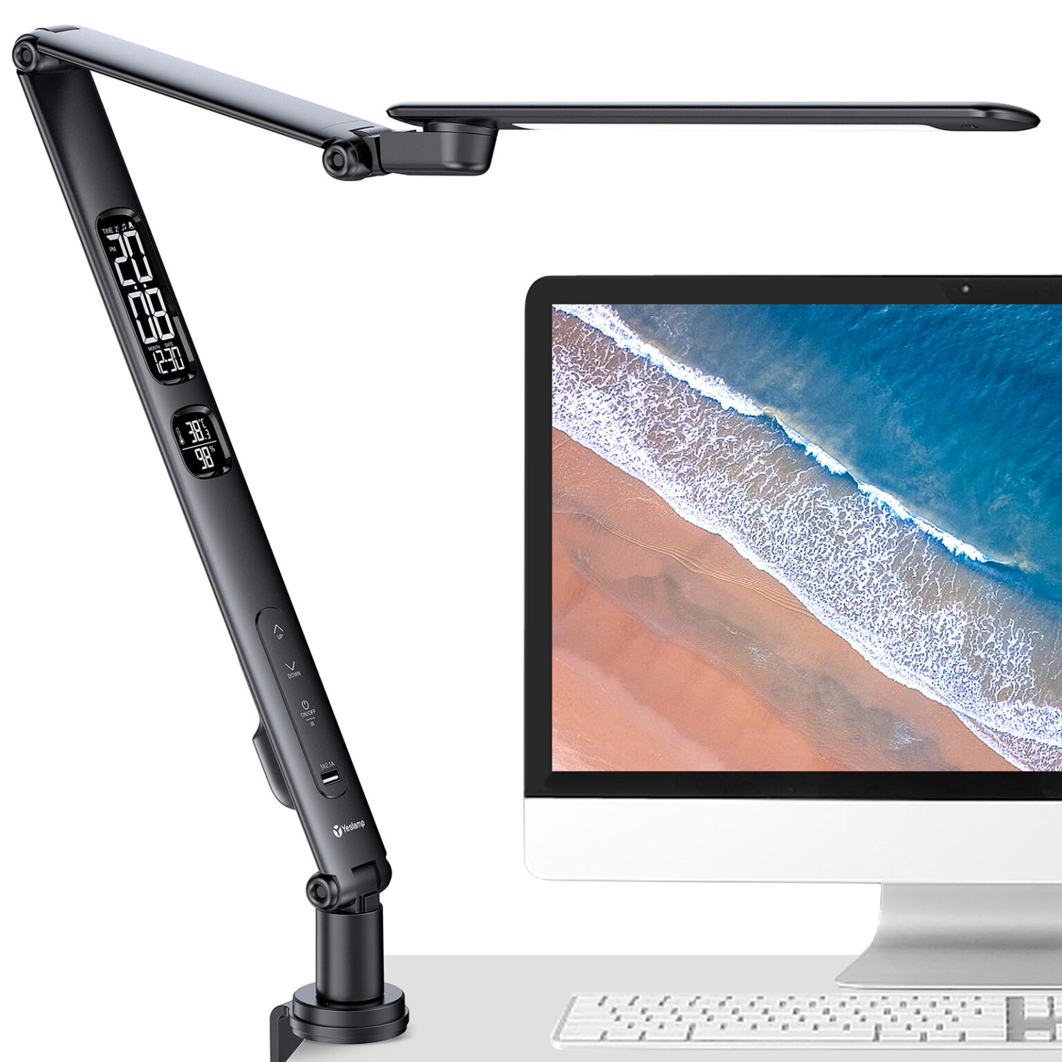 Yeslamp Evo 6-Axis Adjustable Swing Arms Wide Range LED Desk Lamp – Yeslamp