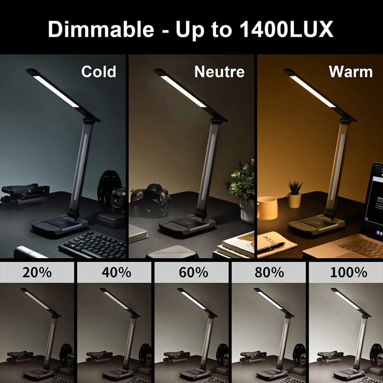 Yeslamp Ace RGB Dynamic 4-in-1 Adjustable Natural Spectrum LED Desk ...